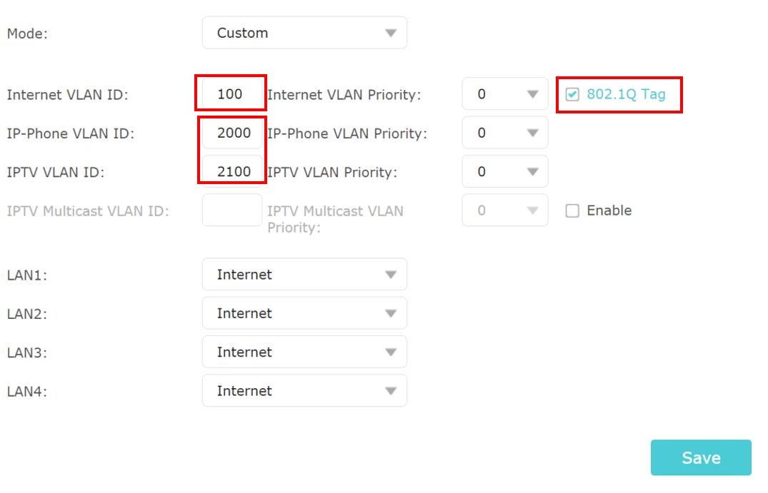 Configuring The VLAN ID Home Network Community